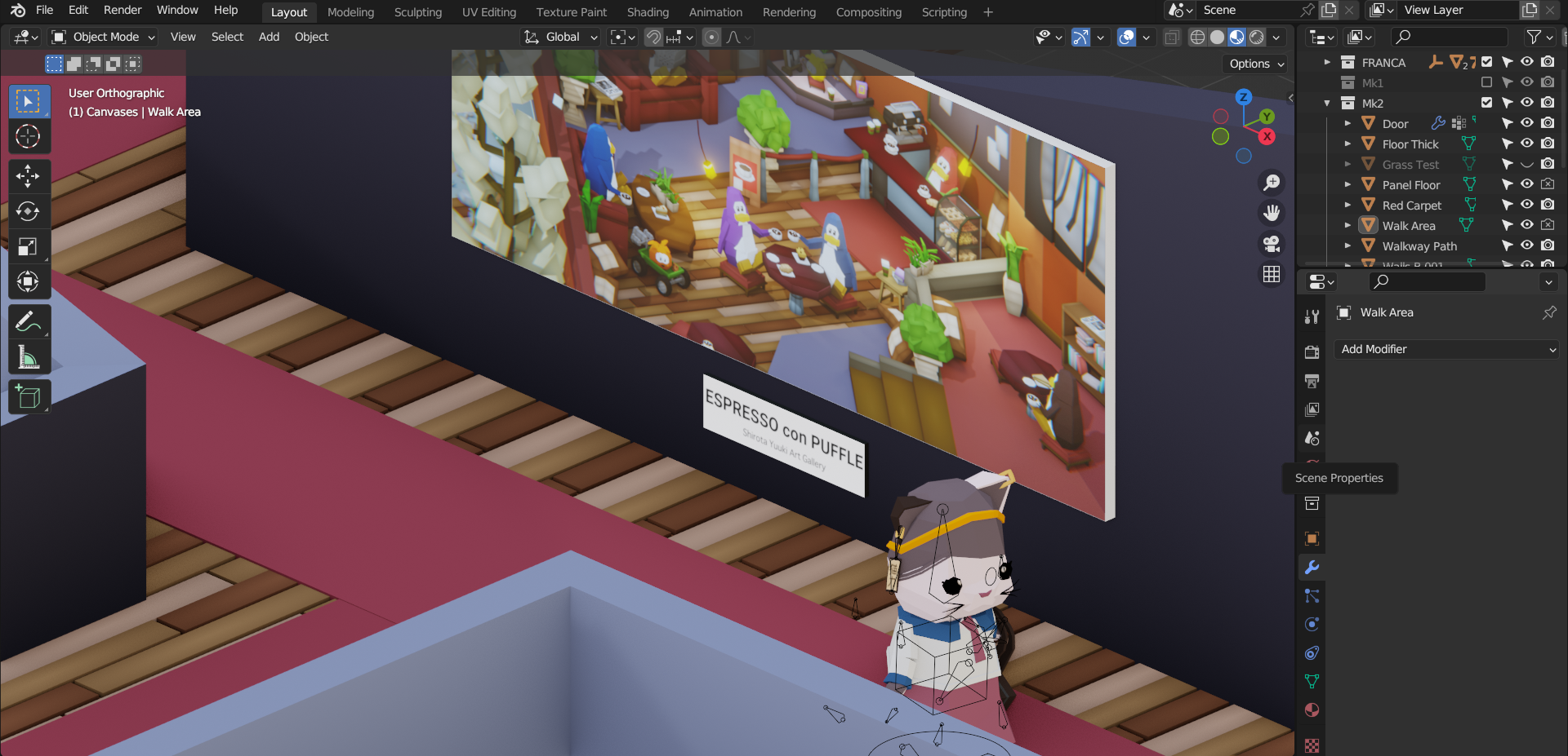 Creating a Virtual Art Gallery – YUULAH | Yuuki's CG Blog